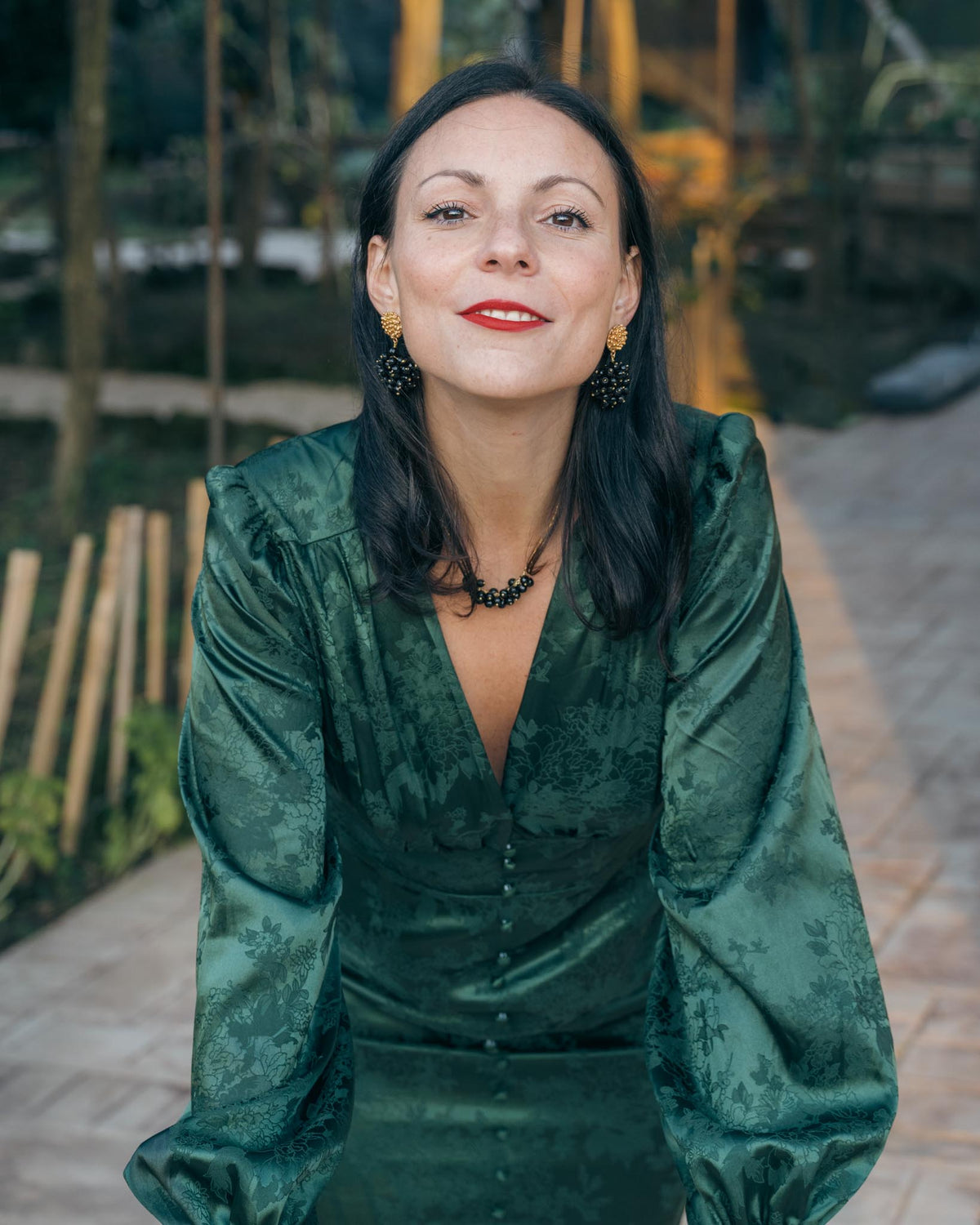 Testa di moro Achatohrring – Donna Rachele Jewelry